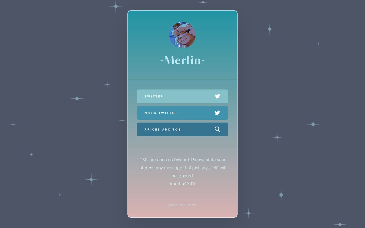 Merlin Commission Info